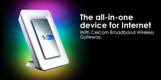 Celcom Broadband Wireless Gateway with UNLIMITED Data Quota - SoyaCincau