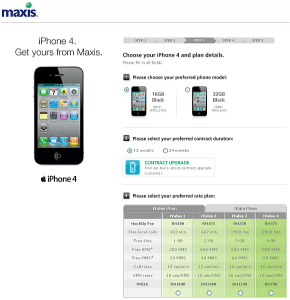 Maxis iPhone 4 booking now open! Get yours on launch day! - SoyaCincau