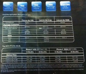 Celcom iPhone 4 plans now official - SoyaCincau