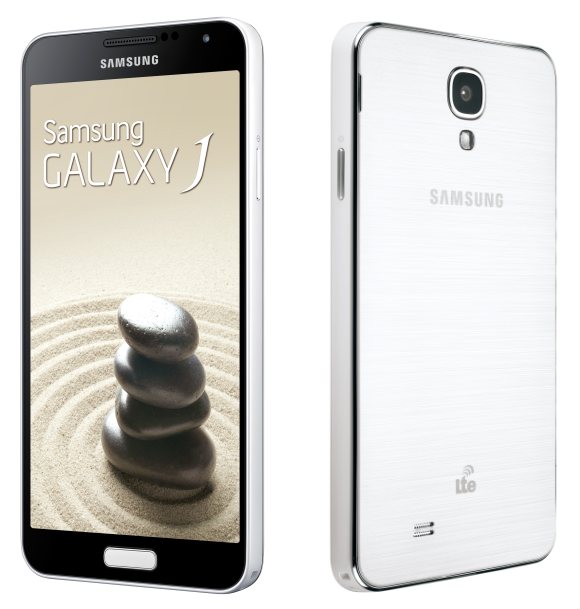 Samsung Galaxy J, 5" smart phone with Galaxy Note 3 internals - SoyaCincau