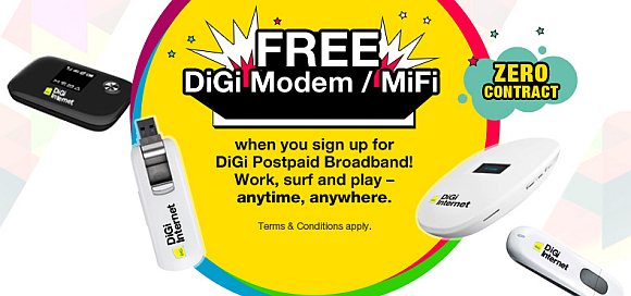 DiGi now bundles Free 4G LTE Modem & MiFi - SoyaCincau