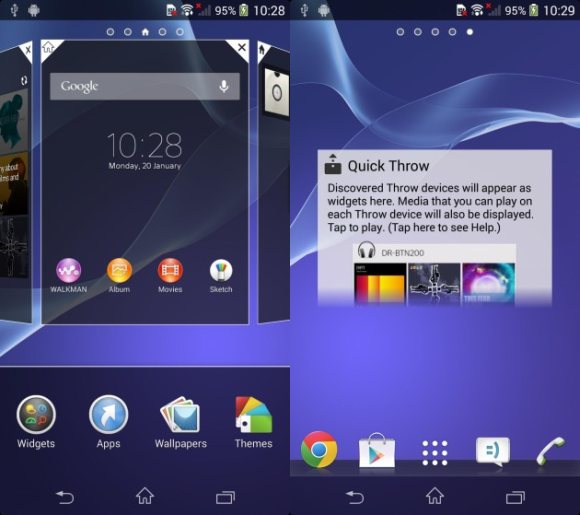 Purported upcoming Sony Xperia Z2 UI revealed. Runs on 2.3GHz ...