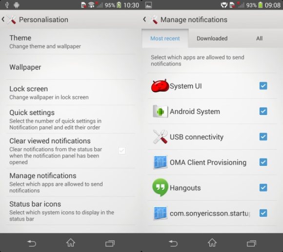 Purported upcoming Sony Xperia Z2 UI revealed. Runs on 2.3GHz ...