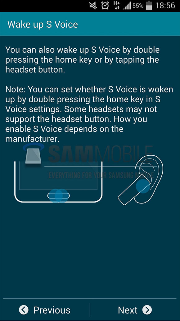 New Samsung S Health & S Voice interface for purported Galaxy S5 leaked ...