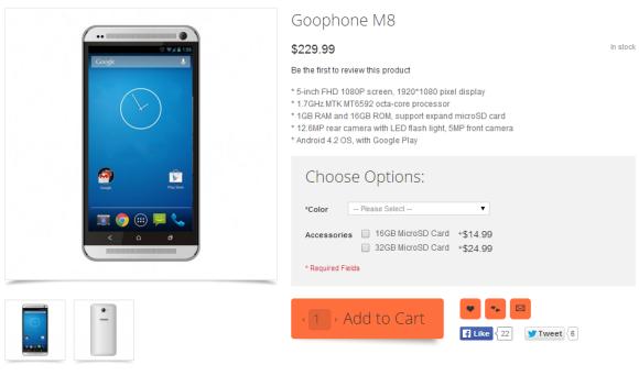 Can't wait for new HTC M8? GooPhone is selling it now - SoyaCincau