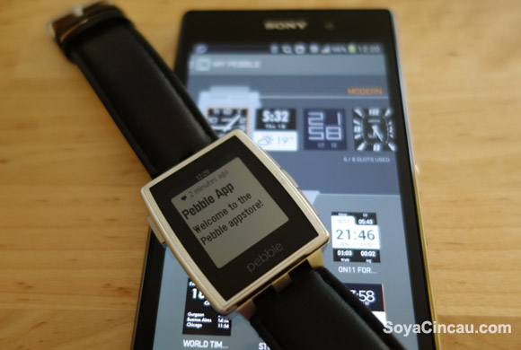 Pebble Smart Watch Appstore now official for Android - SoyaCincau