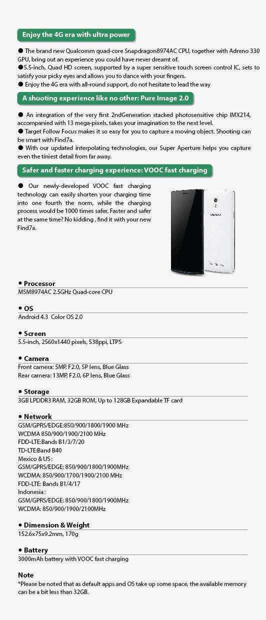 Oppo Find 7 officially launched. Their First 5.5 Quad HD Smart Phone ...