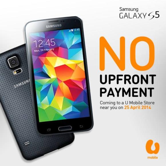 U Mobile to offer Galaxy S5 next week with RM0 upfront payment - SoyaCincau