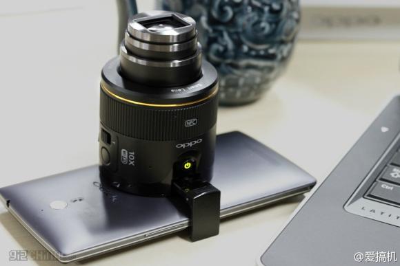 Oppo detachable Smart Lens Camera spotted. Adds better camera and 10X ...