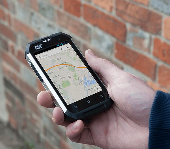 CAT's rugged B15Q smart phone is water, dust and shock resistant. To be ...