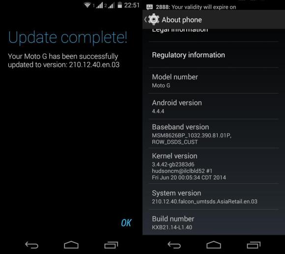 Motorola Moto G gets Android 4.4.4 update in Malaysia - SoyaCincau