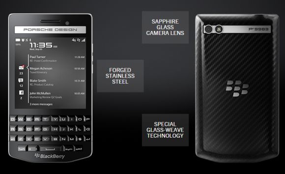 BlackBerry Porsche P'9983 now official with BB OS 10.3 on board ...