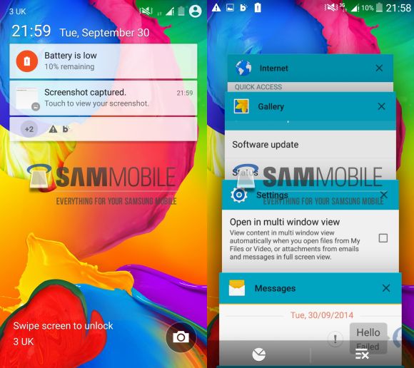 Samsung Galaxy S5 shown running with Android L - SoyaCincau