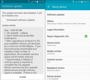 Samsung Galaxy Note 4 gets Android 5.0.1 Lollipop update in Malaysia ...