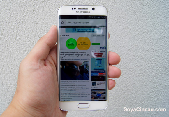 Samsung Galaxy S6 edge Review: Cutting edge design that comes at a ...