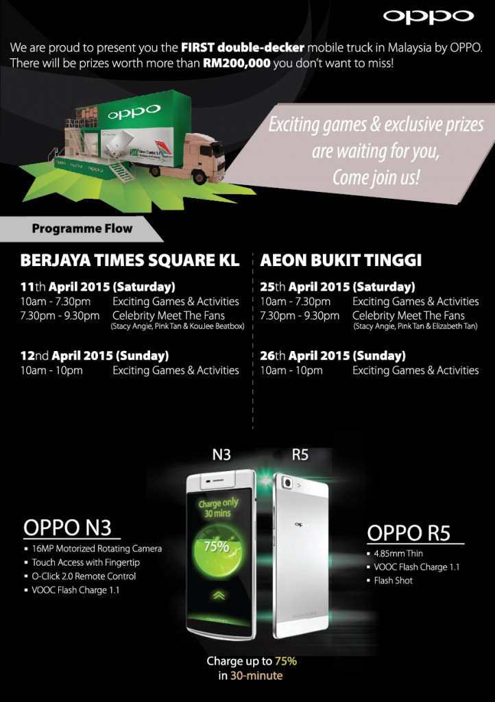 OPPO's "Turn Over Tour" to bring you fun, phones and a first glance of ...