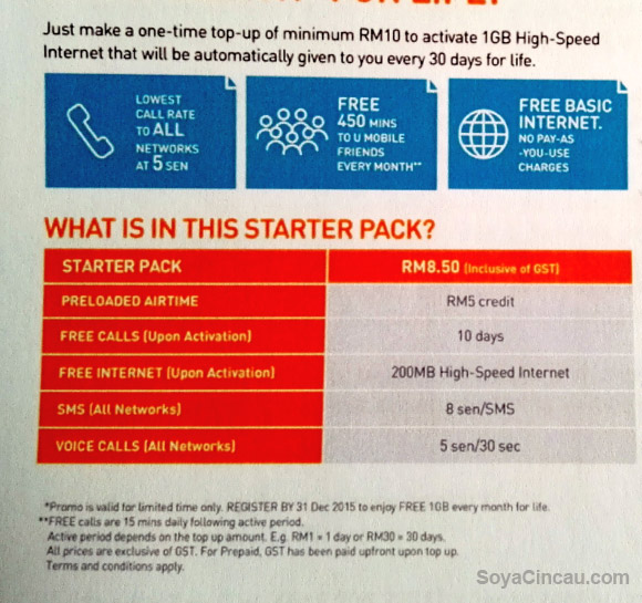 U Mobile's POWER prepaid offers the most free high-speed internet in ...