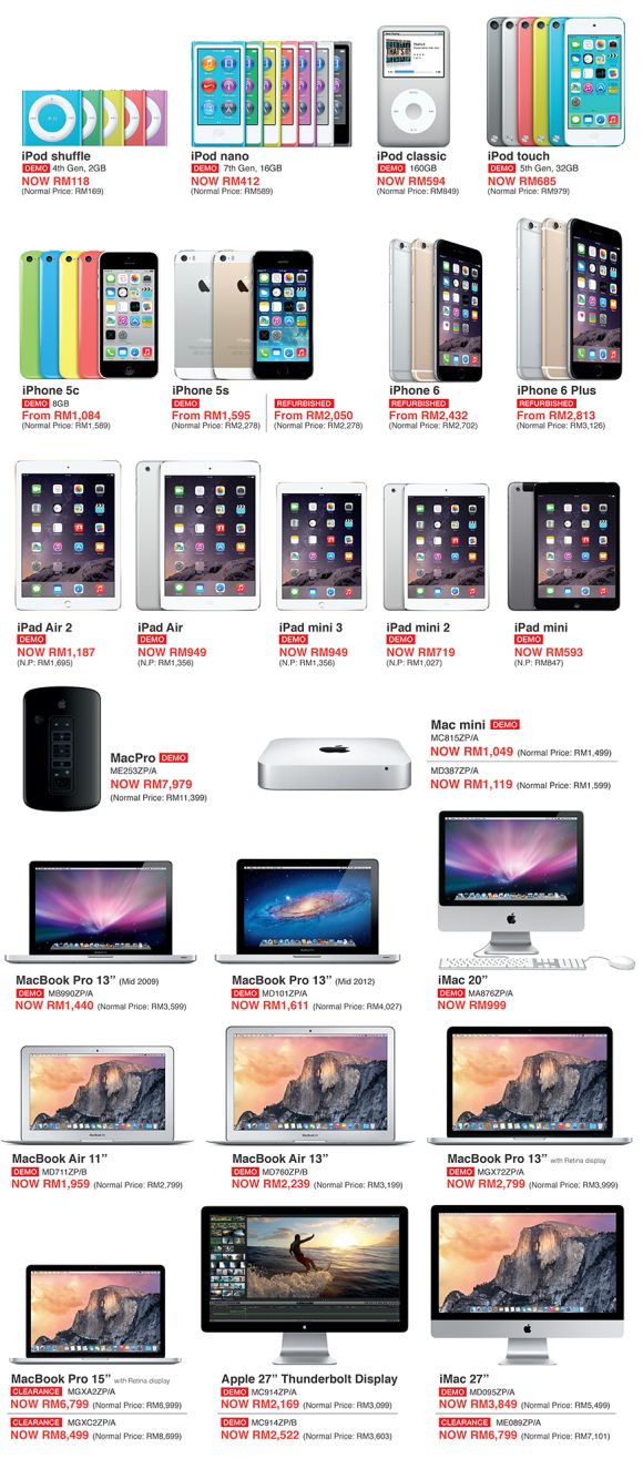 Machines' Apple Products Warehouse sale is happening this weekend ...