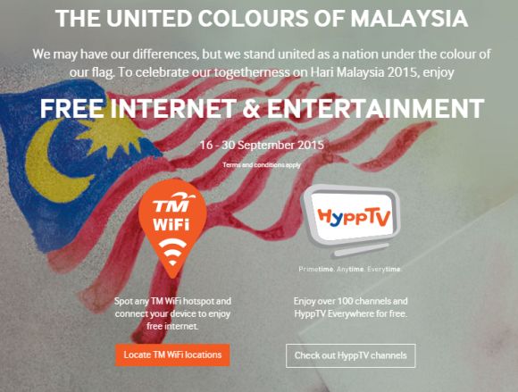 TM celebrates Malaysia Day with Free WiFi and HyppTV Everywhere ...