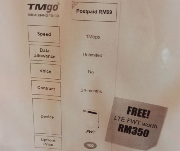 TMgo now offers Unlimited 4G LTE Broadband on postpaid? - SoyaCincau