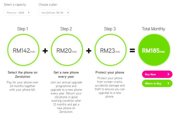 Maxis now offers Zerolution for all iPhone 6s and iPhone 6s Plus models - SoyaCincau