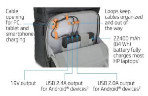 Charge your laptop, smartphone or tablet with HP's new backpack ...