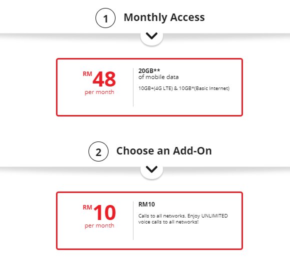 red ONE offers unlimited calls add-on for RM10/month - SoyaCincau