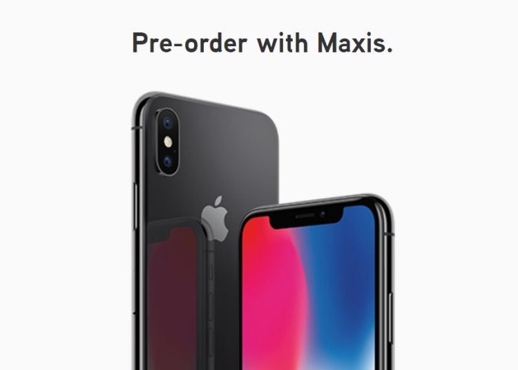 Maxis offers the iPhone X on pre-order from RM3,075 - SoyaCincau