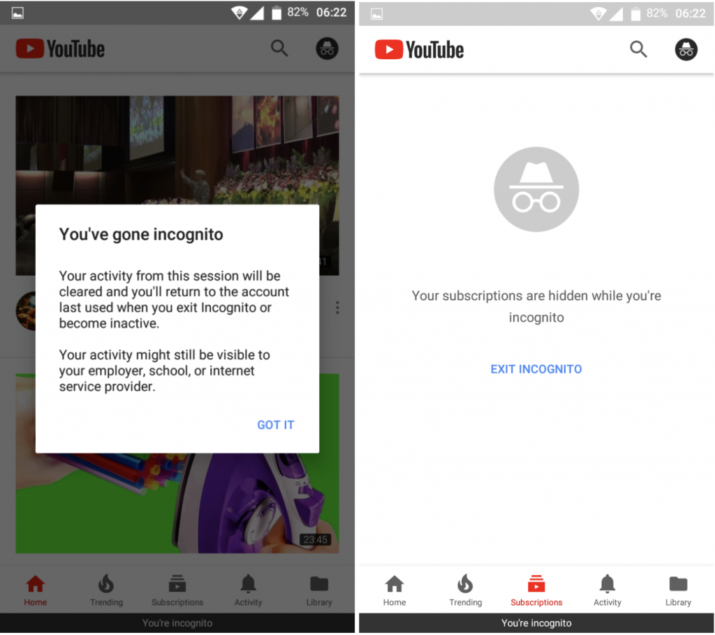 You may be able to watch YouTube anonymously on your own account very ...