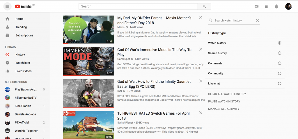 You may be able to watch YouTube anonymously on your own account very ...