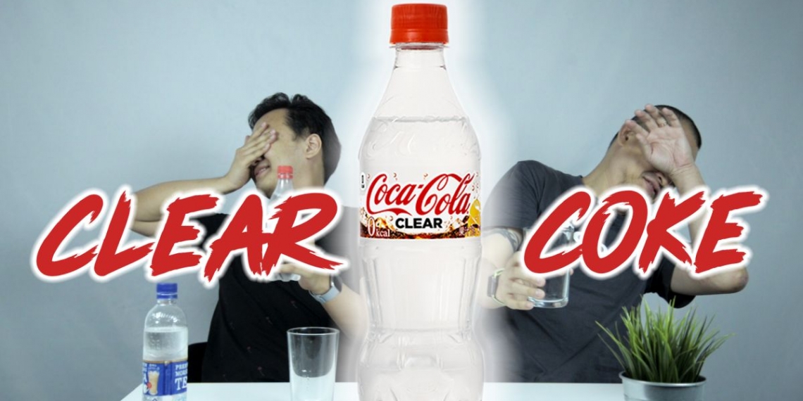 SoyaCincau Santap: We try clear Coca-Cola and clear milk tea! - SoyaCincau