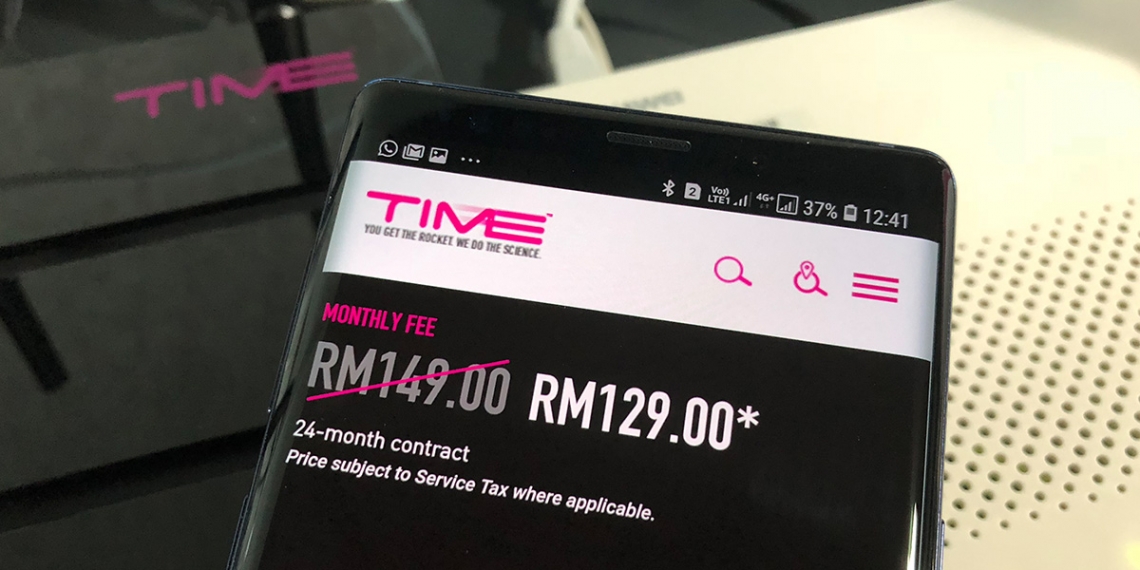 TIME offers 100Mbps Fibre Broadband at RM129/month for a limited time ...