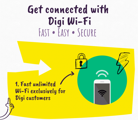 Digi customers can enjoy unlimited WiFi at over 277 locations - SoyaCincau