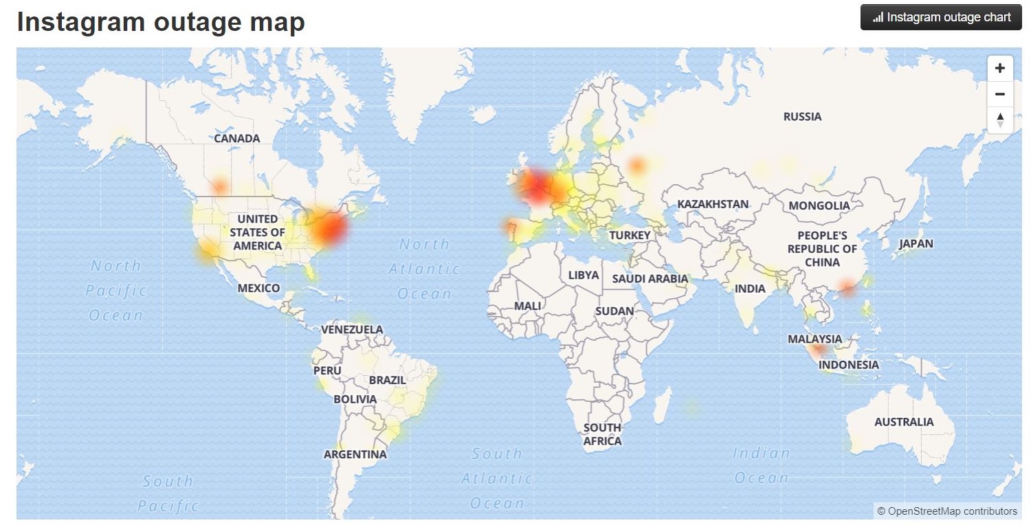 You may have difficulties accessing Facebook and Instagram at the ...