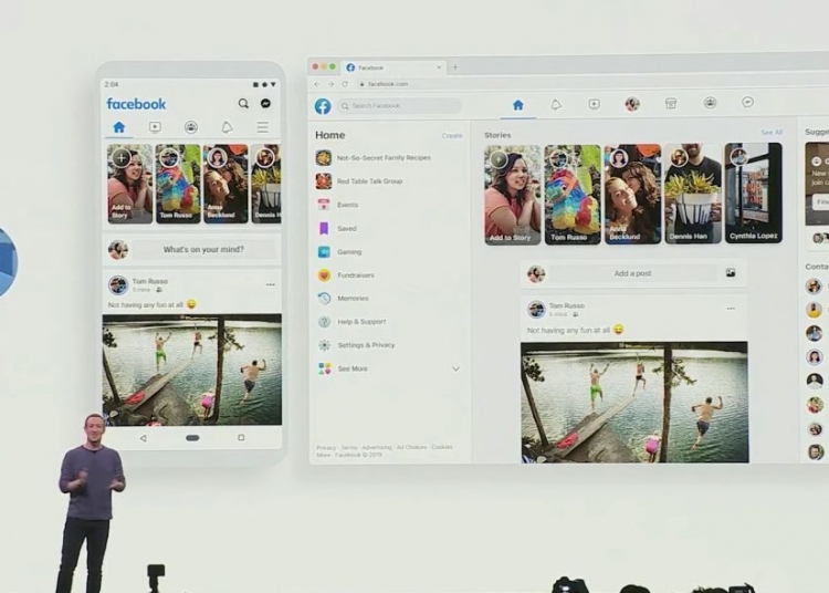 Facebook gets a redesign and it comes with Dark Mode - SoyaCincau