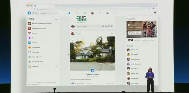 Facebook gets a redesign and it comes with Dark Mode - SoyaCincau