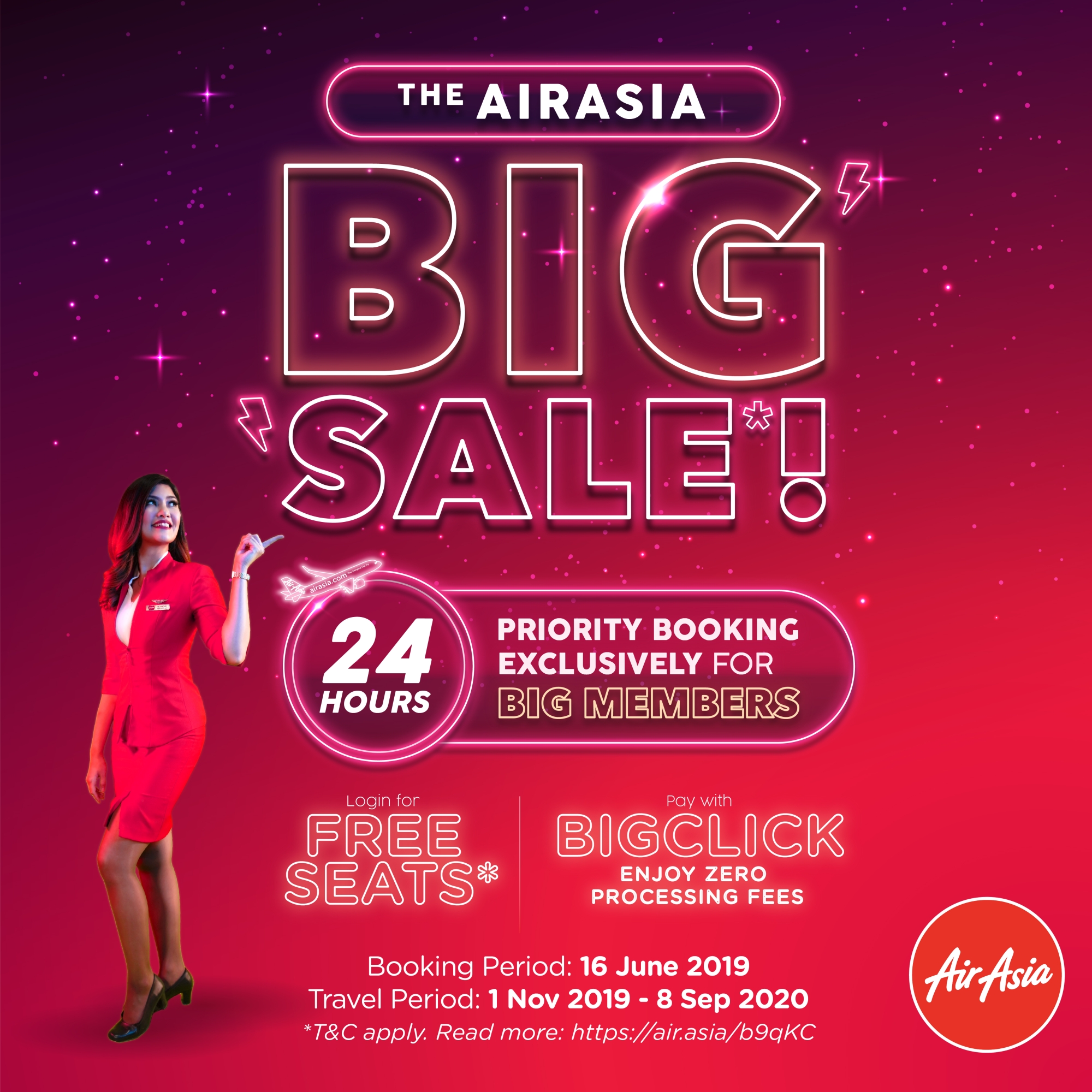 AirAsia offers 5 million promo seats with zero processing fees for ...