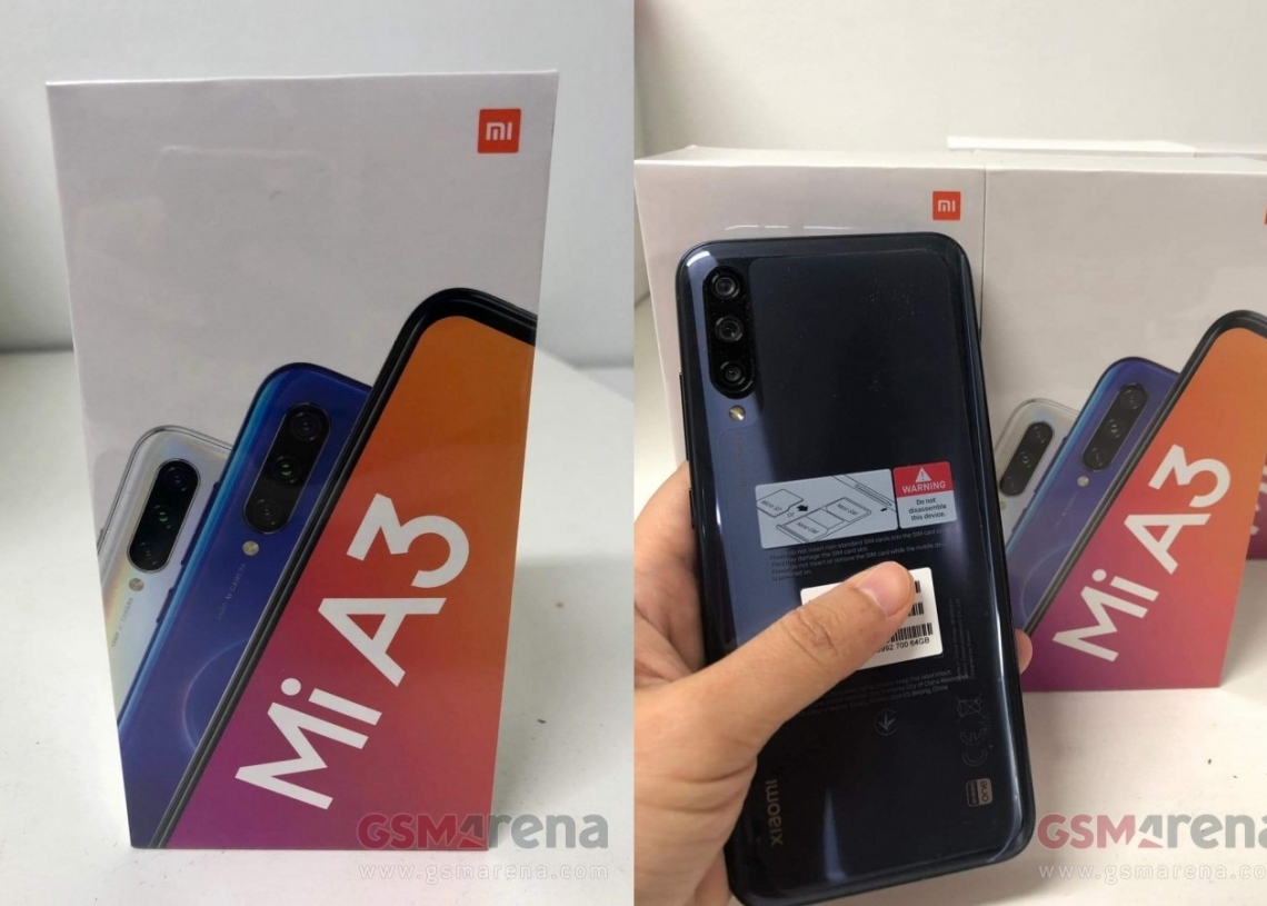 Xiaomi Mi A3 unboxing photos reveal an AMOLED display and new mid-range ...