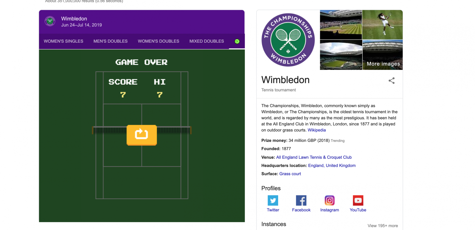Did you know Google has secret Wimbledon mini-game? - SoyaCincau