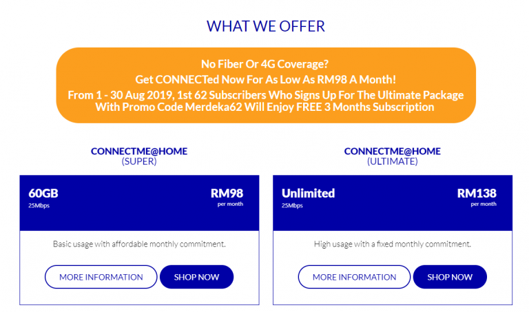 ConnectMe Satellite broadband now offers free 3 months subscription for ...