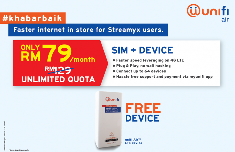 Unifi Air offers wireless broadband with unlimited quota at RM79/month ...