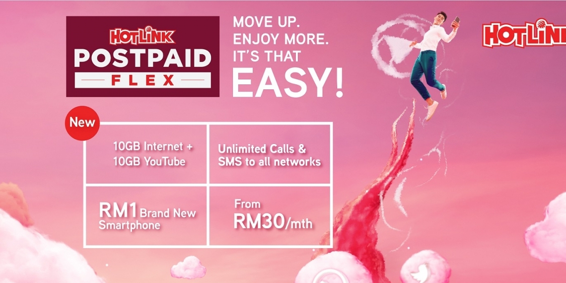 Hotlink Postpaid Flex now comes with extra data for YouTube - SoyaCincau