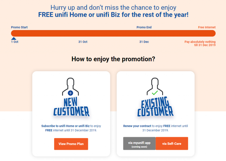 Unifi Pay Nothing Promo: Existing customers can enjoy free broadband ...