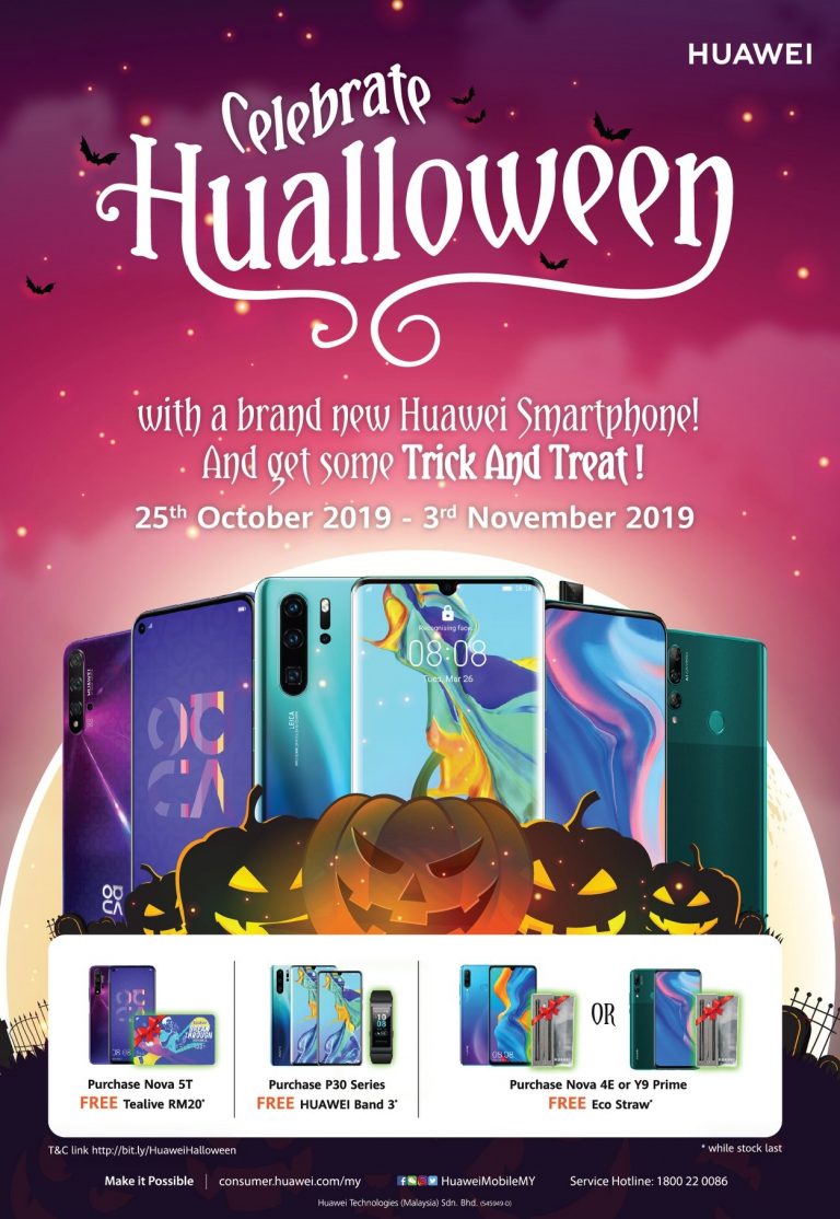 Huawei offers extra freebies during its Hualloween promo - SoyaCincau
