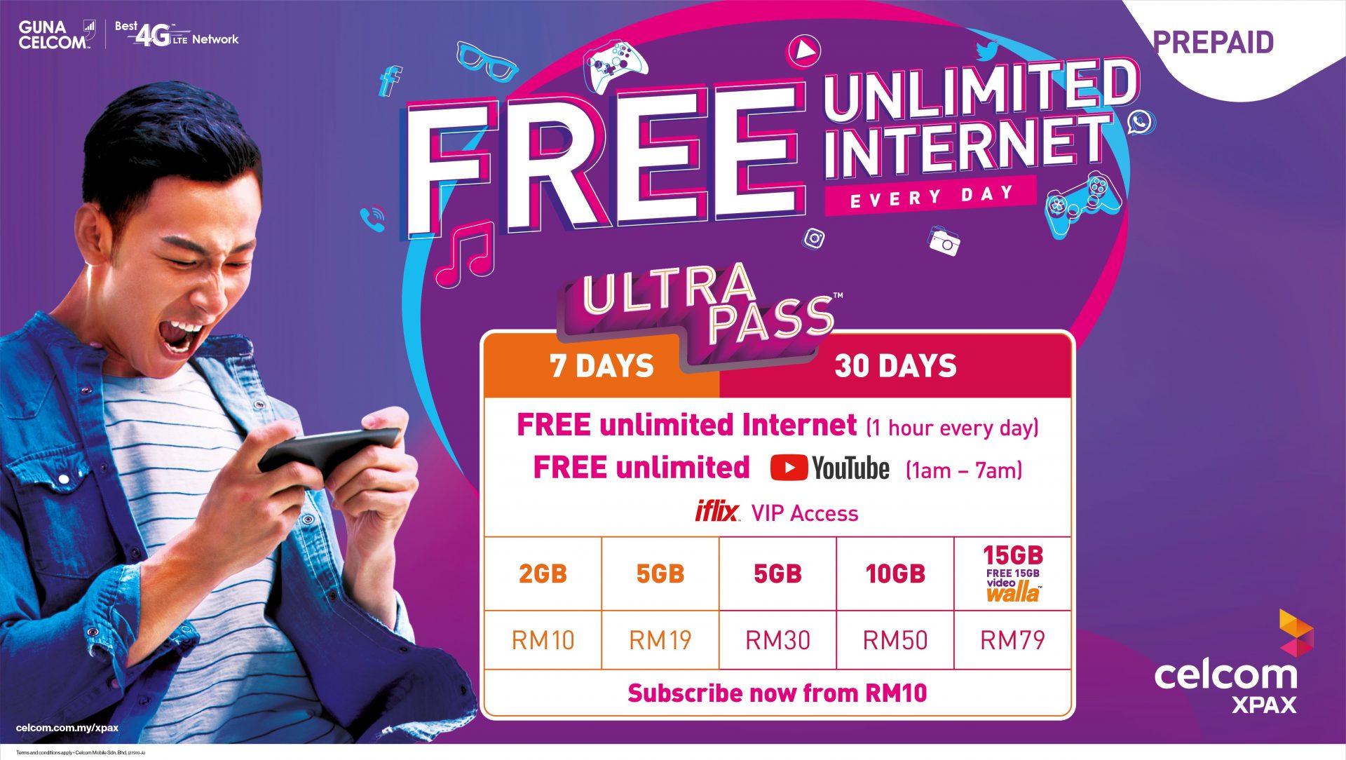 Here's how you can get unlimited internet every day - SoyaCincau