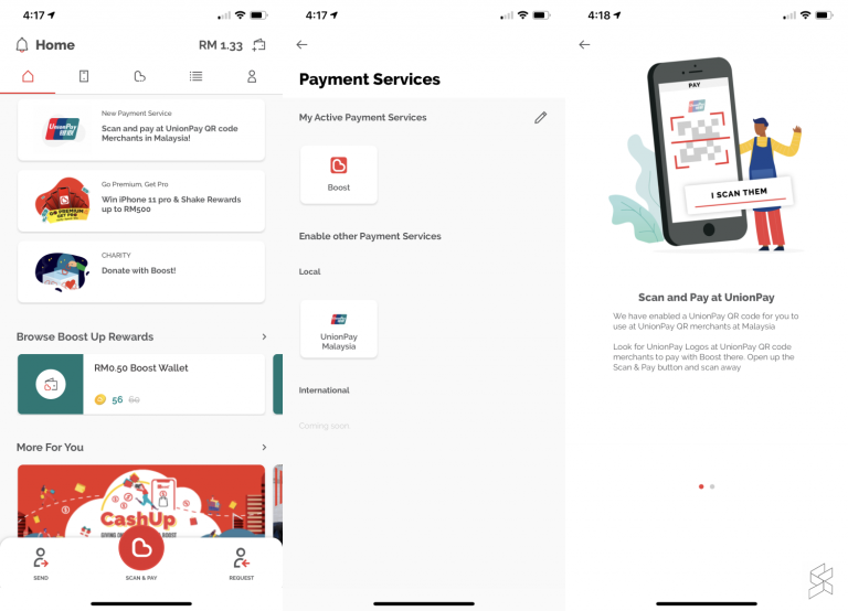 Boost and GoPayz users can now pay at UnionPay QR merchants - SoyaCincau