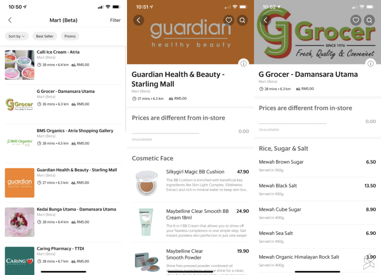 GrabMart lets you order groceries, fruits, health and beauty products ...