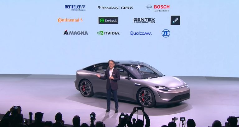 Sony has just unveiled an electric car that can be fully autonomous ...