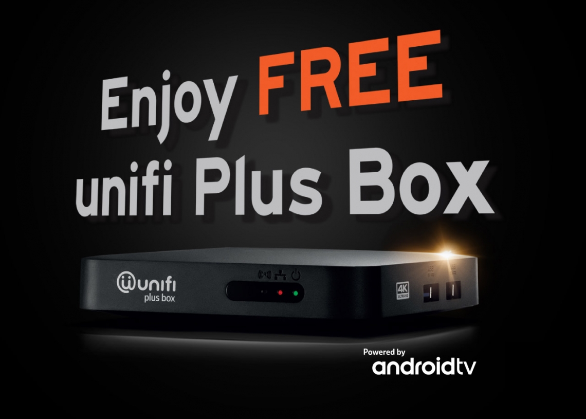 4K Unifi Plus Box is offered for free on Unifi Fibre Broadband - SoyaCincau