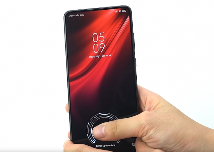 Redmi shows it's possible to put a fingerprint sensor under an LCD ...